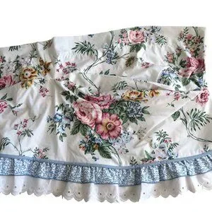 Waverly | Accents | Waverly Belle Rive Floral Valance Ruffle Edge ...